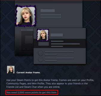 How to Get an Avatar Frame in Steam