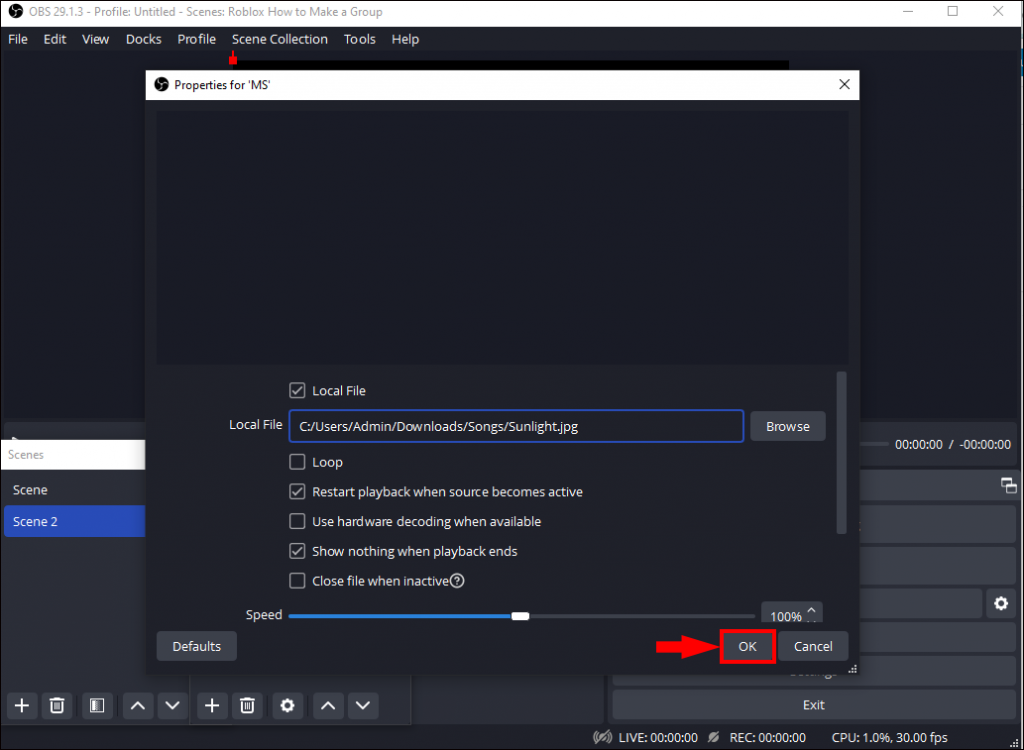 How to Add Music to Stream in OBS