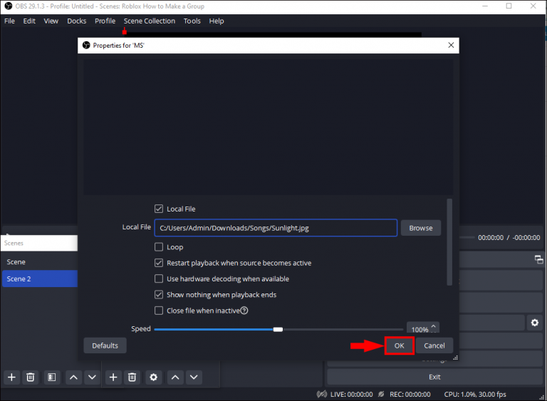 How to Add Music to Stream in OBS