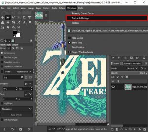 How to Make a Layer Transparent in GIMP