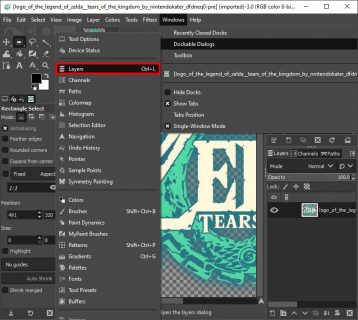 How to Make a Layer Transparent in GIMP