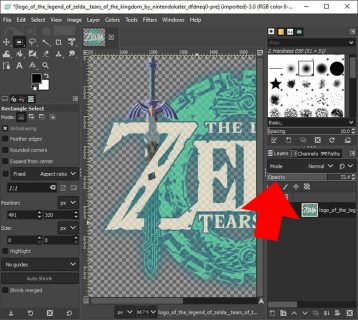 How to Make a Layer Transparent in GIMP