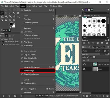 How to Make a Layer Transparent in GIMP