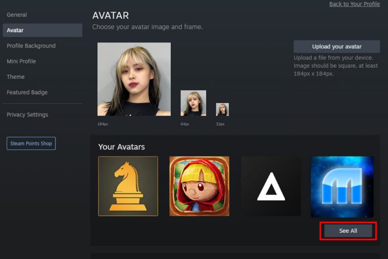 How to Get an Avatar Frame in Steam