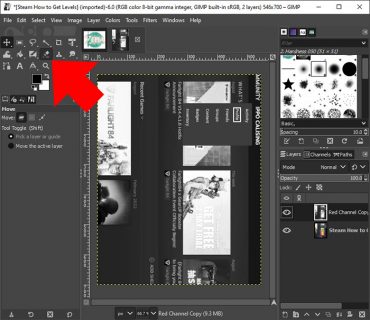 How to Make a Layer Transparent in GIMP