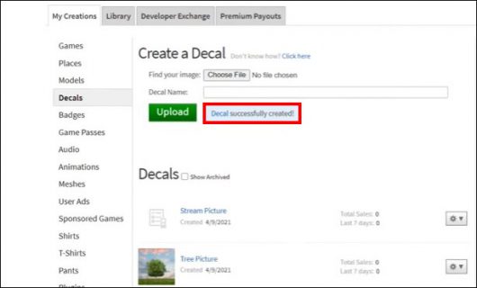 How to Use Decals in Roblox