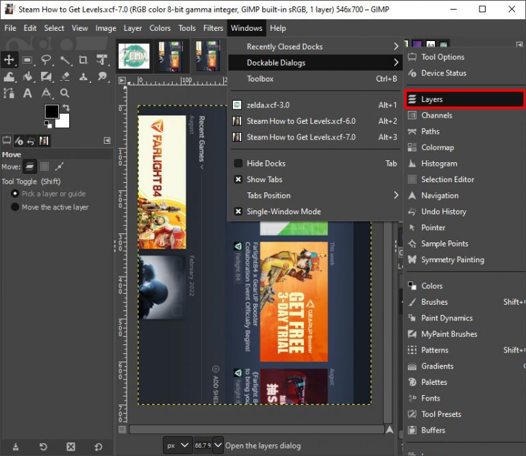 How to Make a Layer Transparent in GIMP