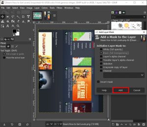 How to Make a Layer Transparent in GIMP