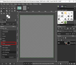 How to Make a Layer Transparent in GIMP
