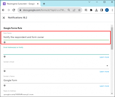 How To Get Notified When a Form is Submitted in Google Forms
