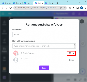 How to Share a Design with You Team in Canva
