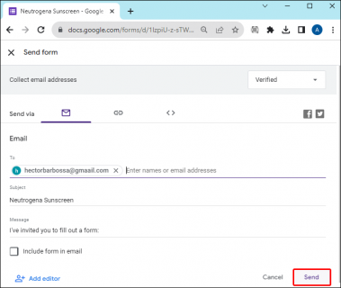 How to Share Google Forms