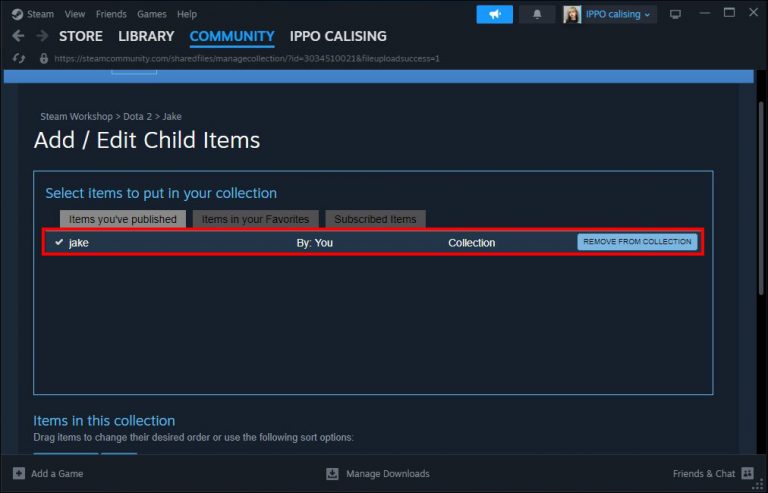 How to Make a Collection in Steam