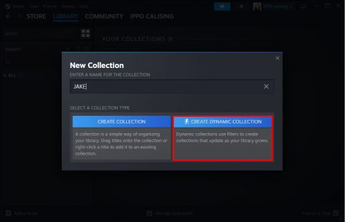 How to Make a Collection in Steam