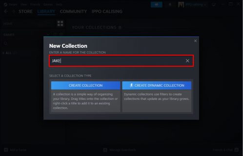 How to Make a Collection in Steam