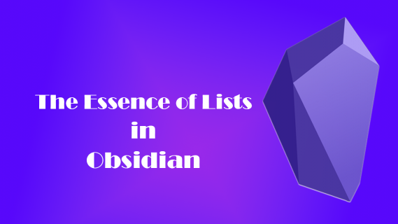 How to Make a List in Obsidian