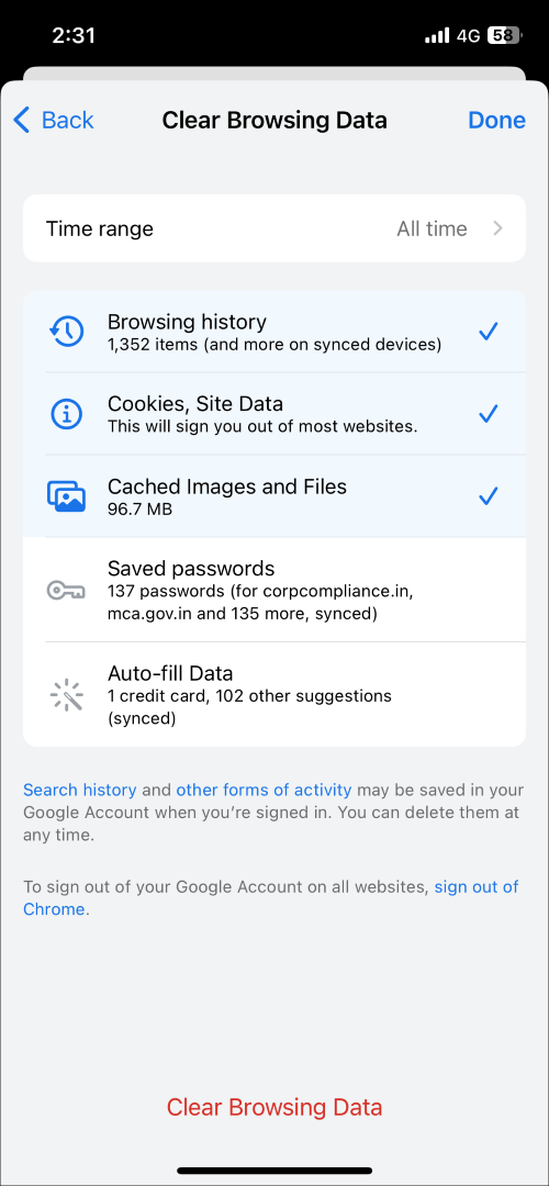 How to Clear Cookies in Google Chrome
