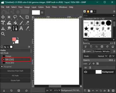 How to Use the Path Tool in GIMP