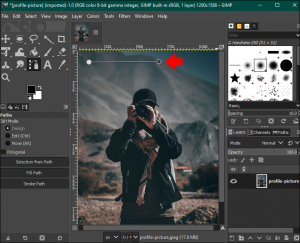 How to Use the Path Tool in GIMP
