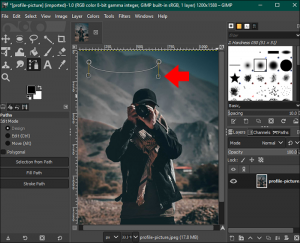 How to Use the Path Tool in GIMP