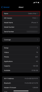 How to Change the Name of Your iPhone