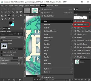 How to Make the Background Blurry in GIMP