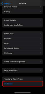 How to Turn Off the iPhone 13
