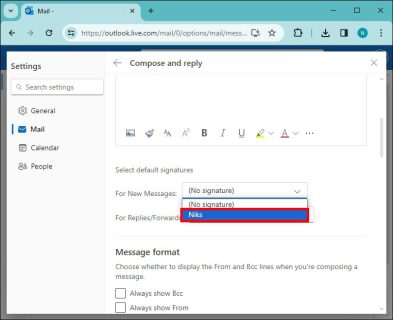 How to Add a Signature in Outlook