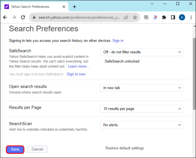 How to Turn Off SafeSearch