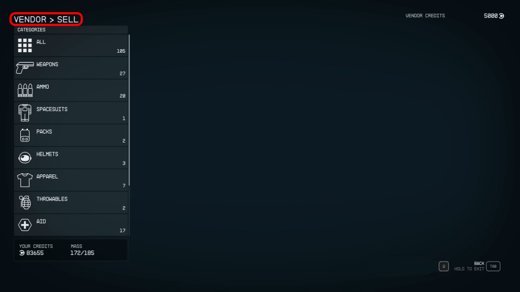 How & Where to Sell Items in Starfield