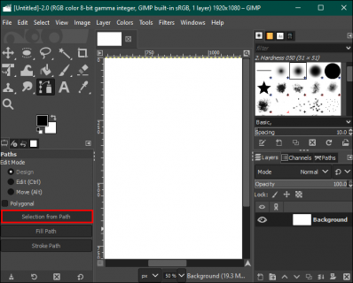 How to Use the Path Tool in GIMP