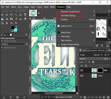 How To Export a SVG in GIMP