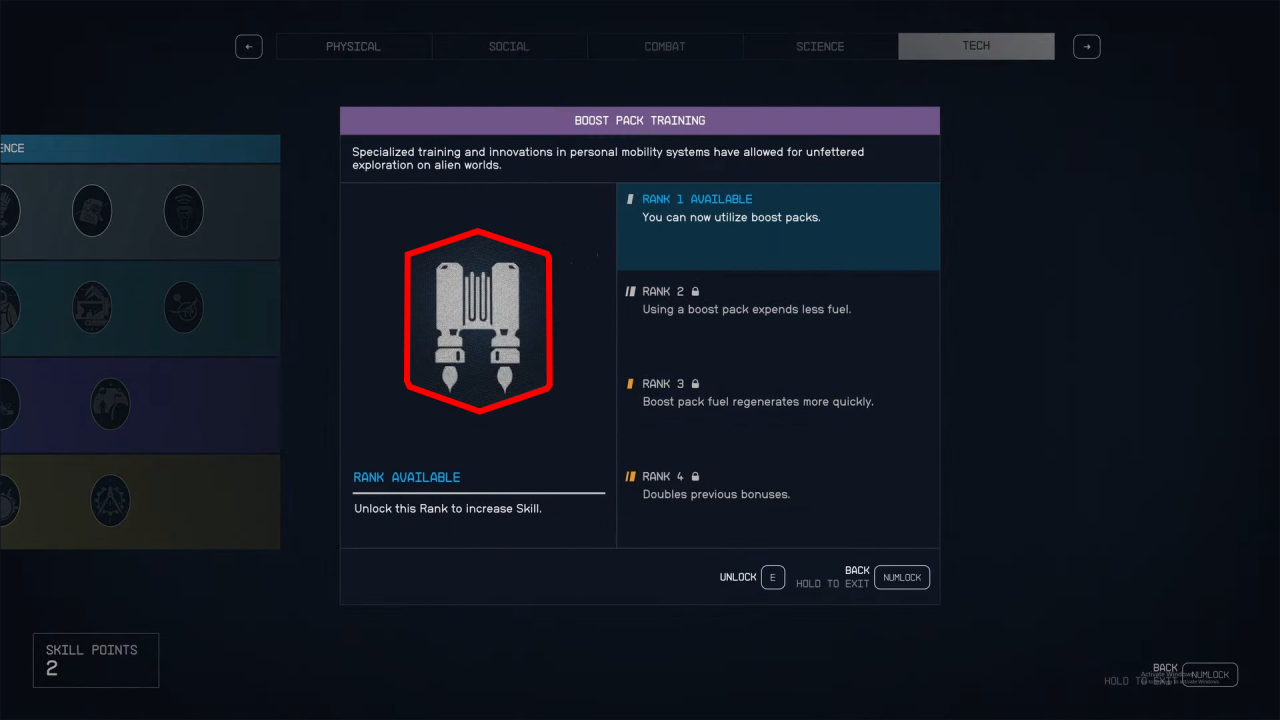 How to Use a Jetpack in Starfield