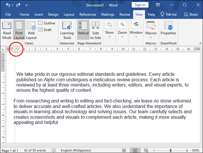 How to Create a Hanging Indent in Word