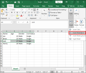 How to Insert Multiple Rows in Excel