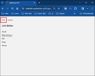 How to Add a Link in Squarespace