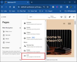 How to Add a Link in Squarespace