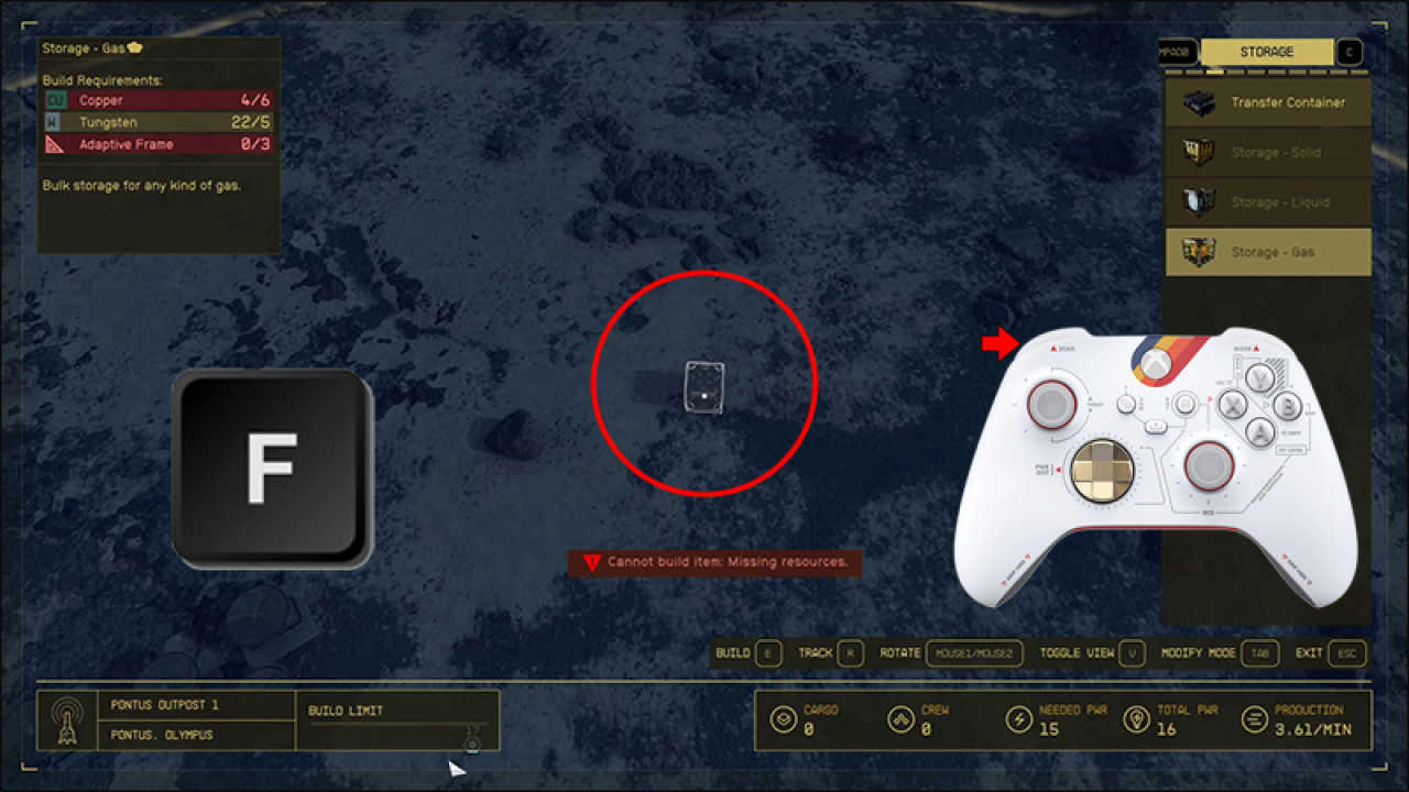 How to Use Transfer Container in Starfield