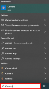 How to Test the Camera on a Windows 10 PC