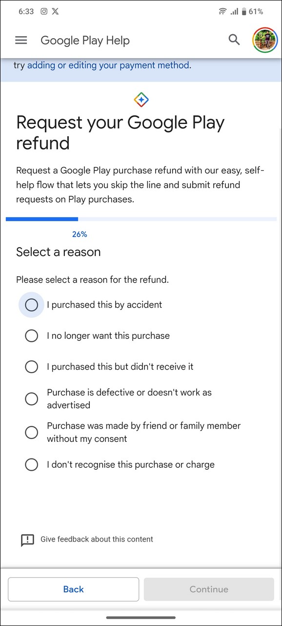 Google Play: How to Get a Refund