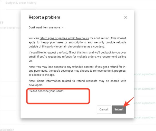 Google Play: How to Get a Refund