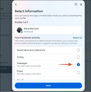 How to Export Your Facebook Messages