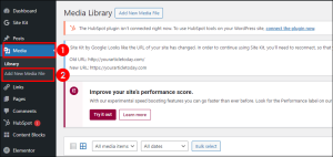 WordPress: How to Upload a File