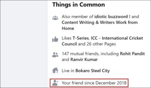 Facebook: How to See Your Friendship and Relationship History