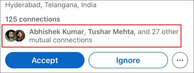 LinkedIn: How to See Common Connections