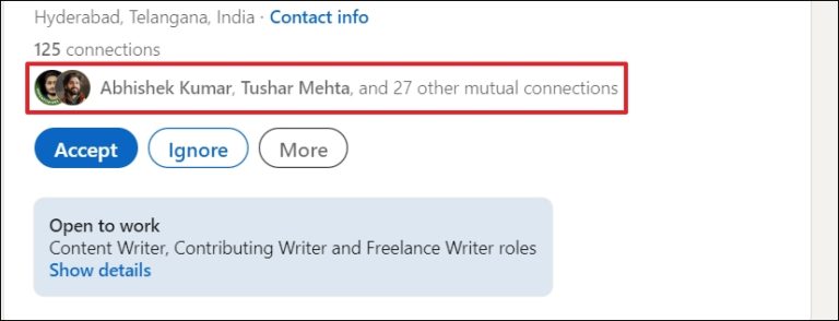 Linkedin How To See Common Connections