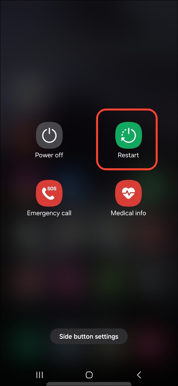 How to Turn Off or Restart the Samsung Galaxy S24
