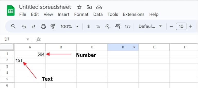 Google Sheets: How to Convert Text to Number