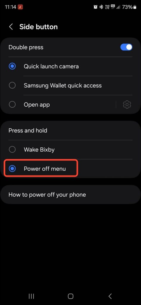 How to Turn Off or Restart the Samsung Galaxy S24