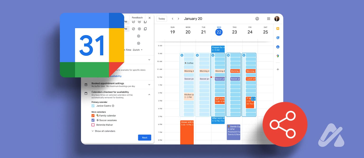 How to Capture and Share Google Calender Availability for Free